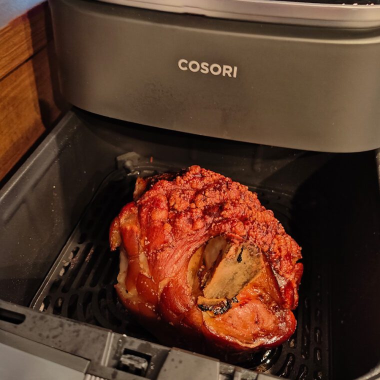 Haxe aus dem Airfryer - Knusprige Schweinshaxe mit Bier