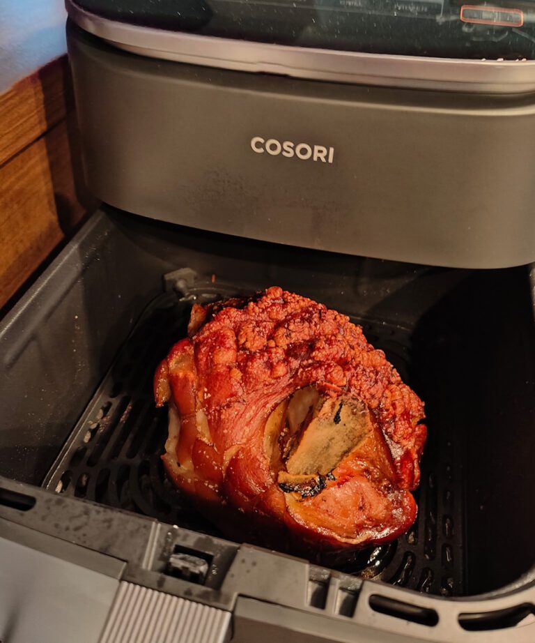 Haxe aus dem Airfryer - Knusprige Schweinshaxe mit Bier